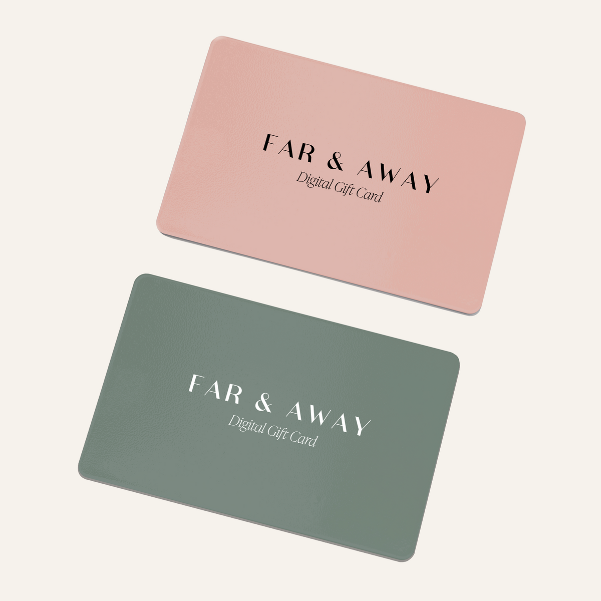 Digital Gift Card (GBP) – Far & Away
